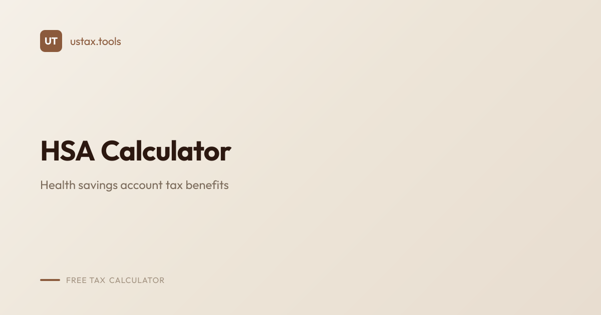IRS HSA Calculator 2025 & 2026 — $4,300/$8,550 (2025), $4,400/$8,800 ...